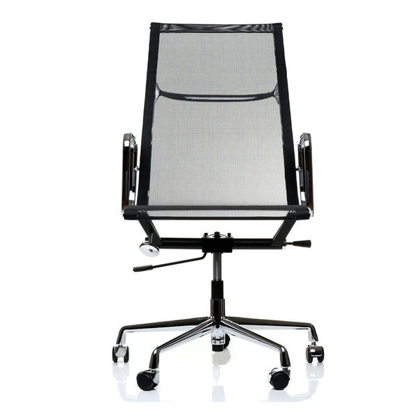 Eames Style Executive High Back Mesh Office Chair (Mesh Black / Brushe ...